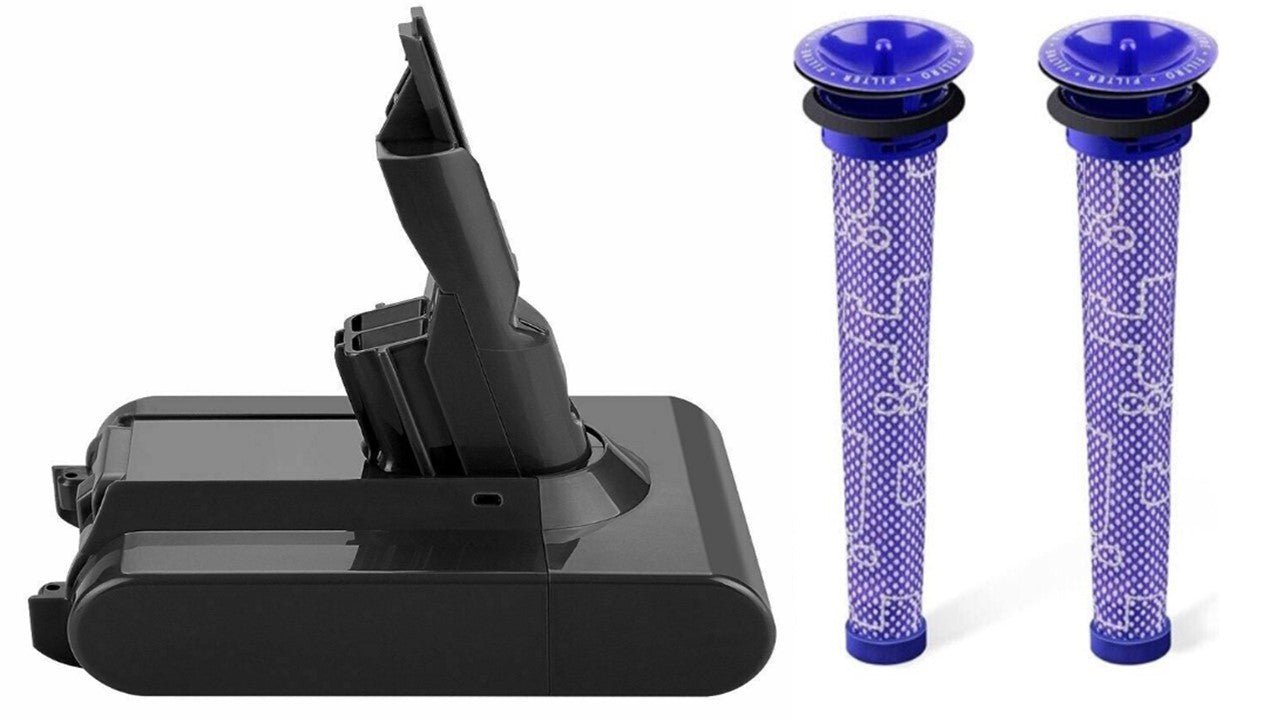 Dyson V7 Battery SV11 + 2 Pre FILTERS For All V7 Vacuums Replacement A ...
