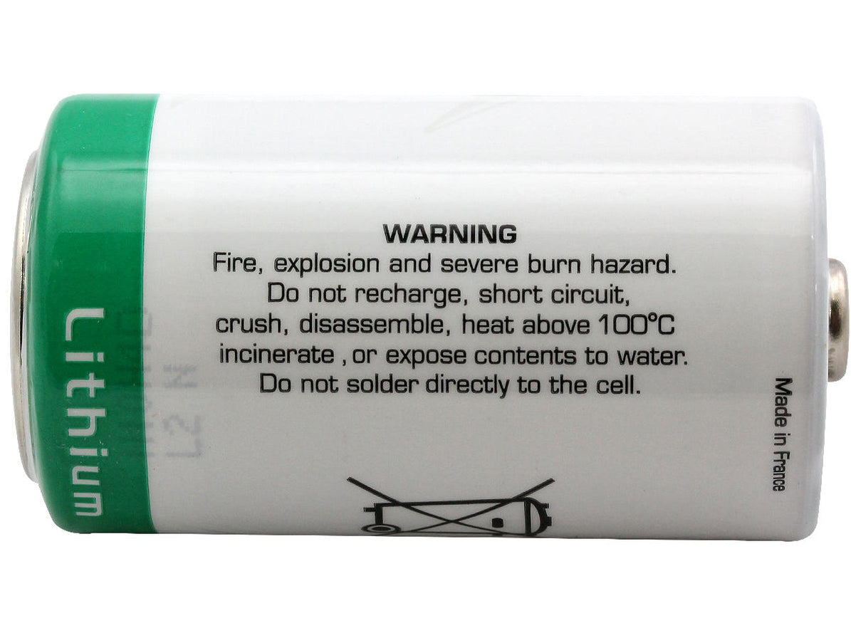 Saft LSH20 High Rate D size Lithium Battery Cylindrical Cell - Spiral ...