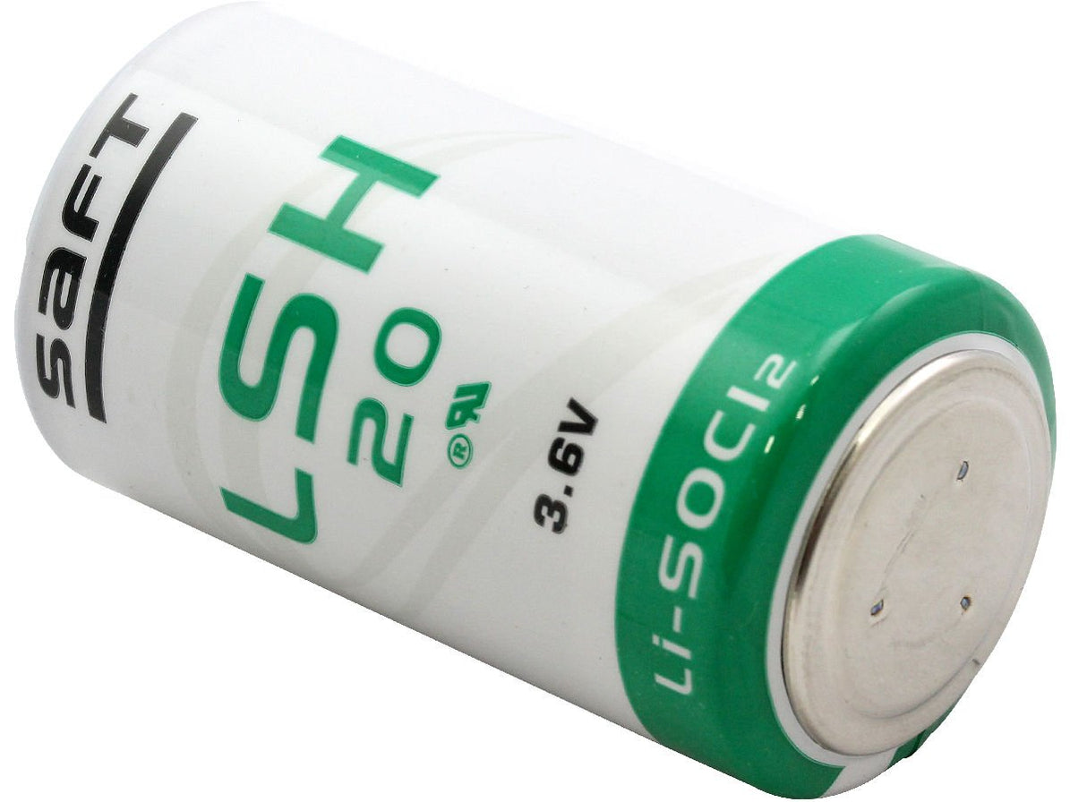 Saft LSH20 High Rate D size Lithium Battery Cylindrical Cell - Spiral ...