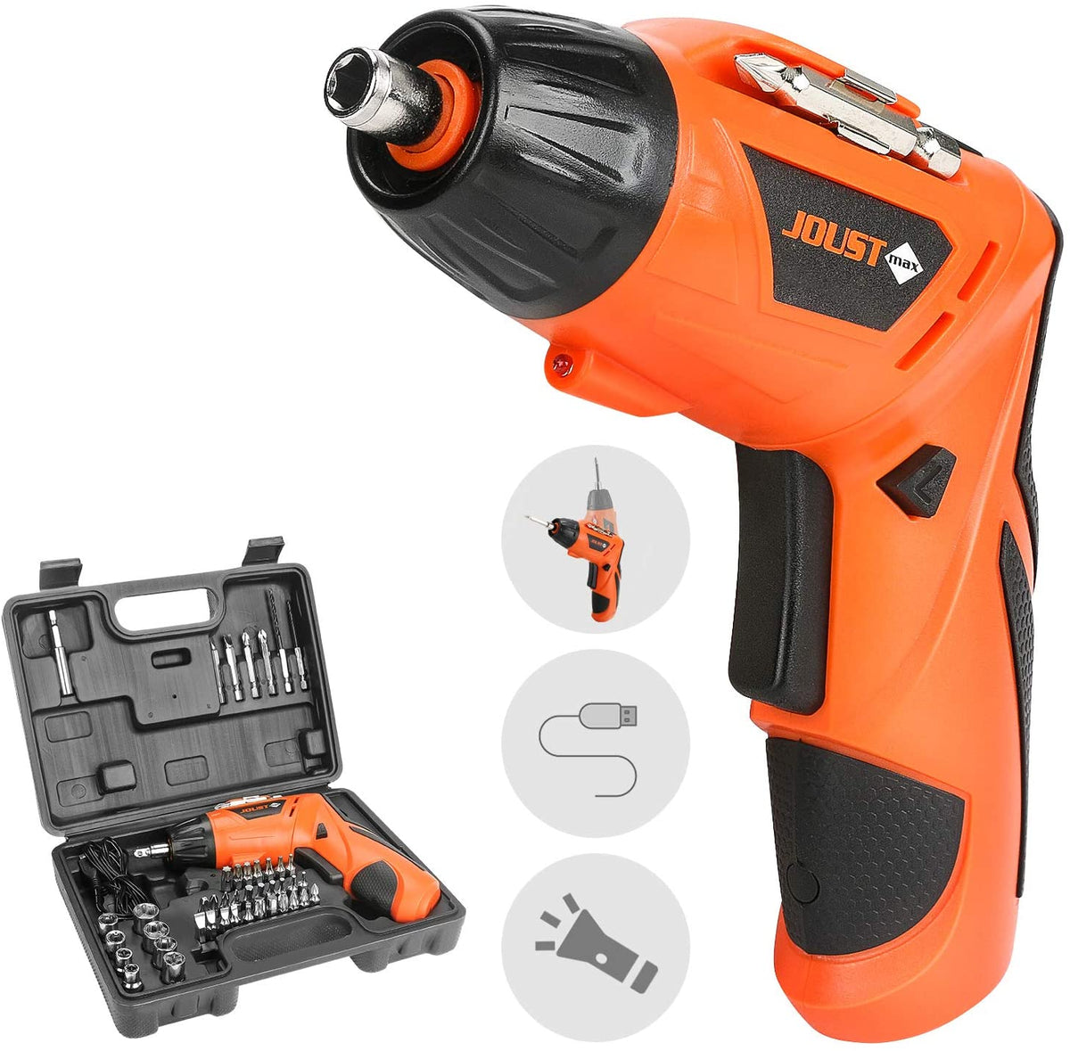Smart Cordless Rechargeable Screw driver | 45 Pcs Set — Tavice USA