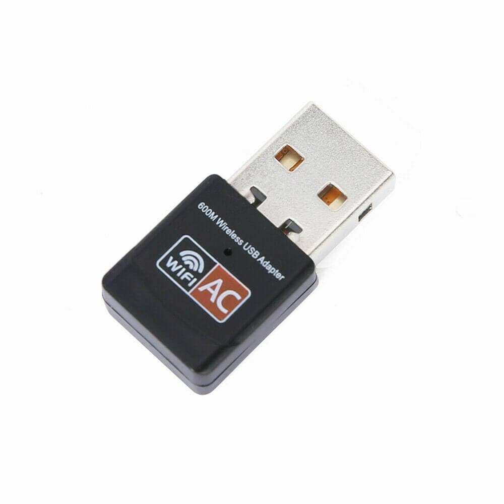 WiFi Wireless Dongle Dual Band 600Mbps AC600 Lan Network Adapter ...
